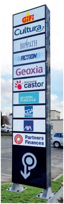 Totem Extérieur Signalétique | Premium Enseigne